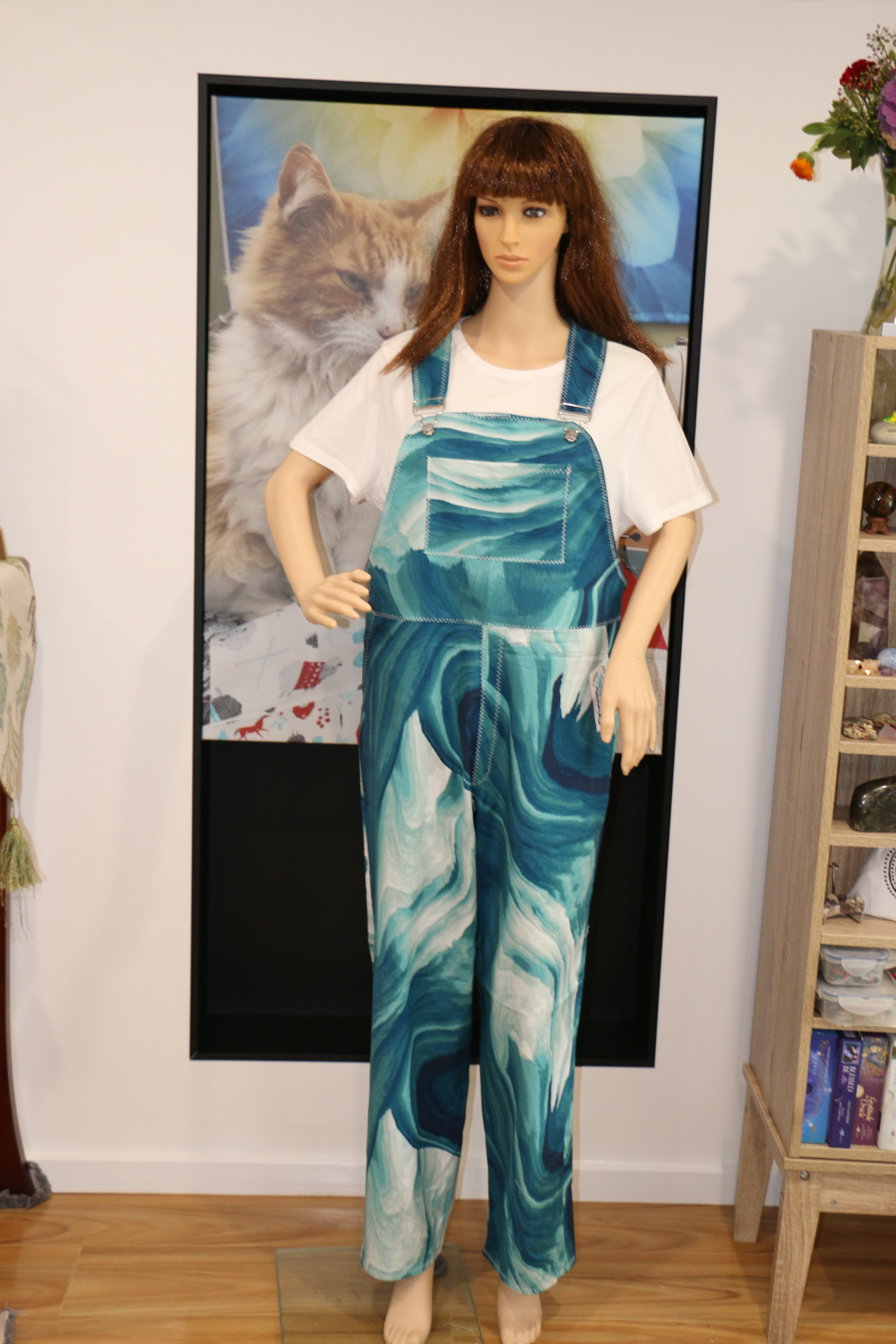 Aqua Marble Overalls – Made By Missie