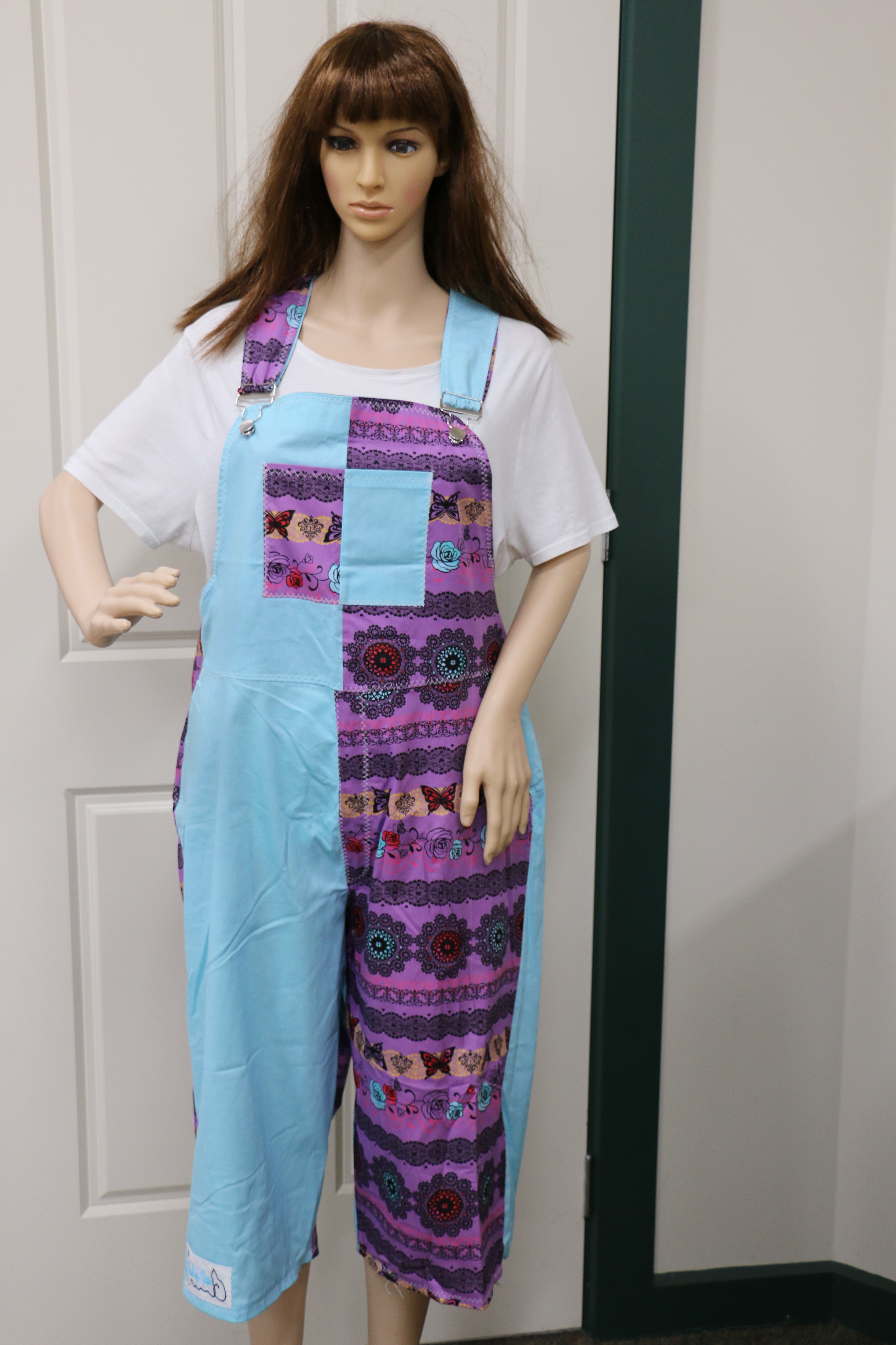 Purple n Blue Overalls – Made By Missie