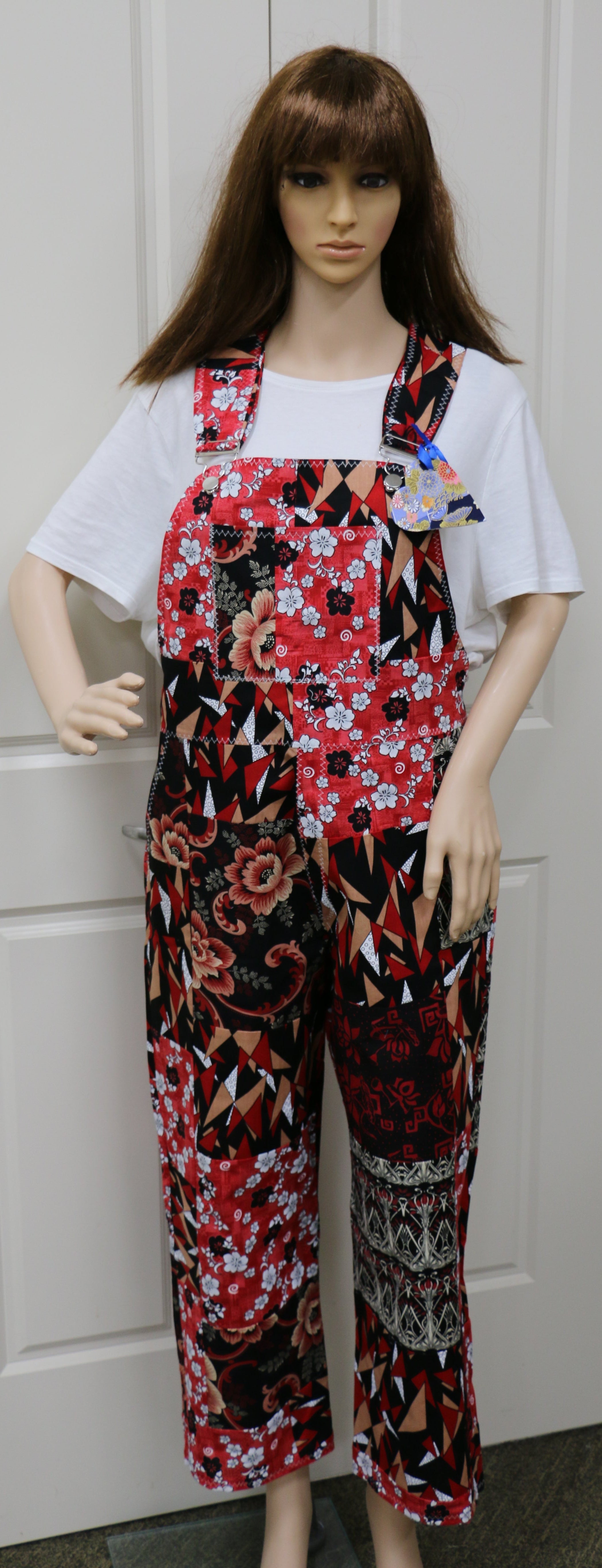 Red & Black Overalls – Made By Missie